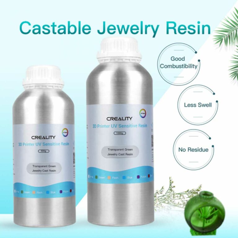 Creality Jewelry Transparent Green resin - AzureFilm