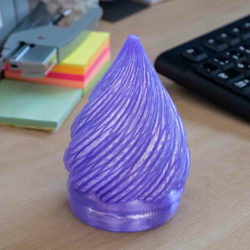 PETG Transparent filament Purple - AzureFilm